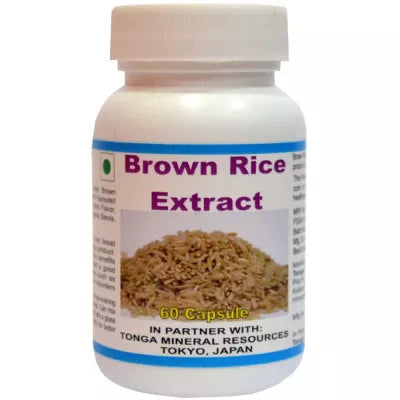 Tonga Herbs Brown Rice Extract Capsules – AYUSH Upchar