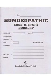 Homoeopathic Case History Booklet – AYUSH Upchar