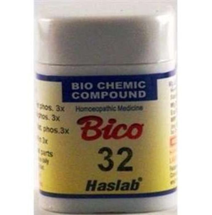 Haslab Bico 32 Biochemic Tablet – AYUSH Upchar