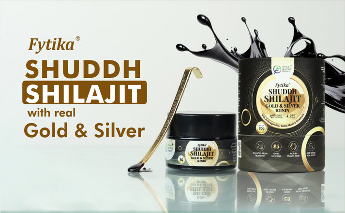 Fytika Shuddh Shilajit Gold & Silver Resin – AYUSH Upchar