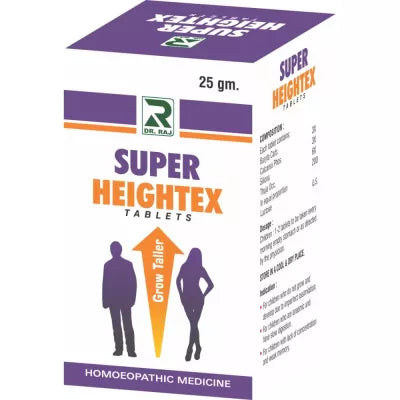 Dr. Raj Super Heightex Tablets – AYUSH Upchar